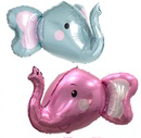 Balon Foliowy 3D Słoń Różowy (58cm*55cm) | Balony foliowe \ Figury ...